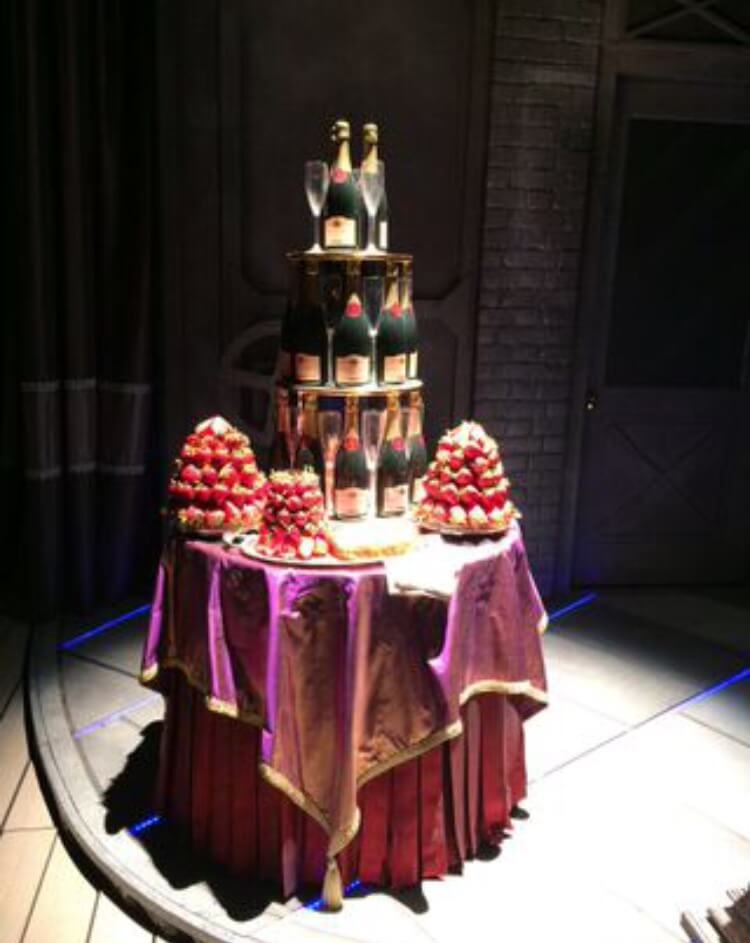 Champagne table - Propworks